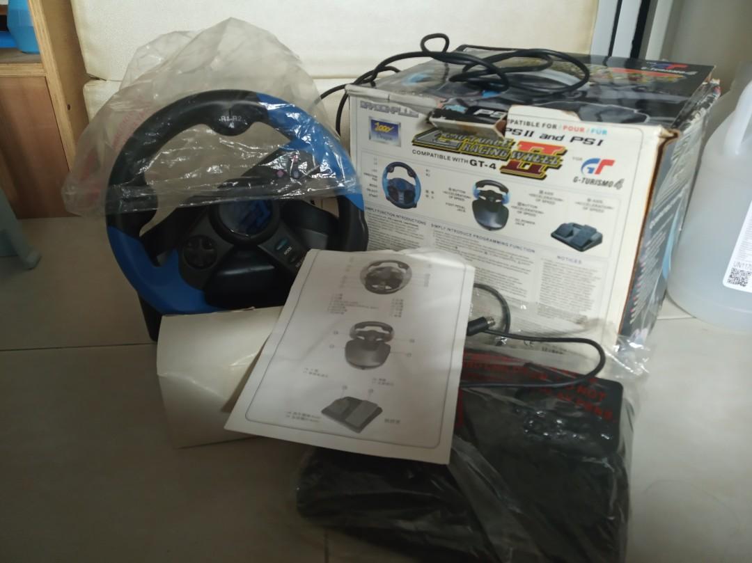 PlayStation ps1 ps2 GT-4 GT4 zero force racing wheel 軚盤 油門 車GAME 賽車 ...