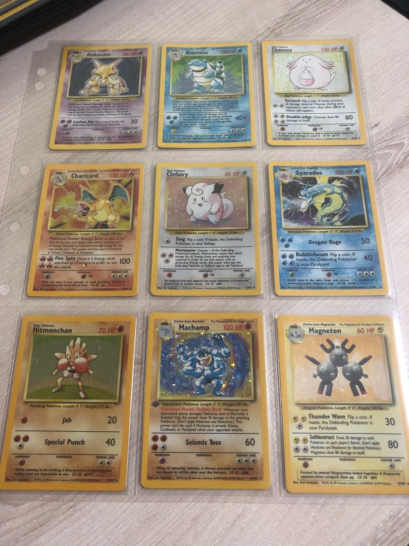 pokemon complete base set, Hobbies & Toys, Toys & Games on Carousell
