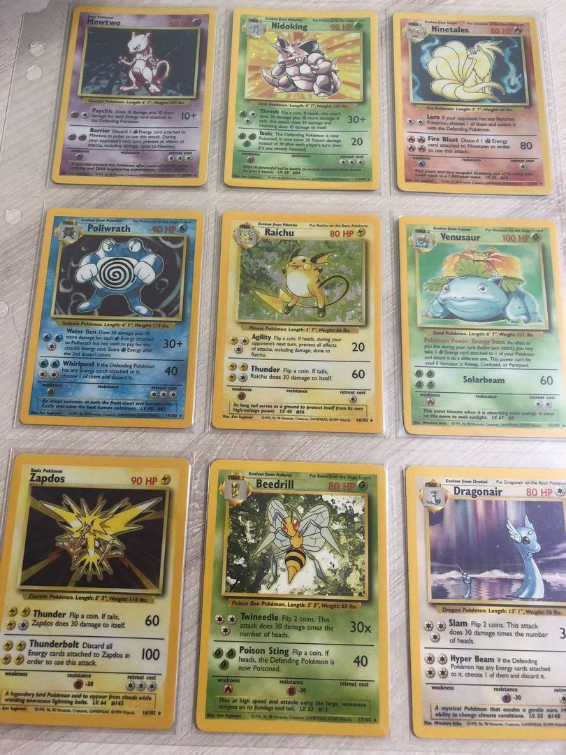 pokemon complete base set, Hobbies & Toys, Toys & Games on Carousell