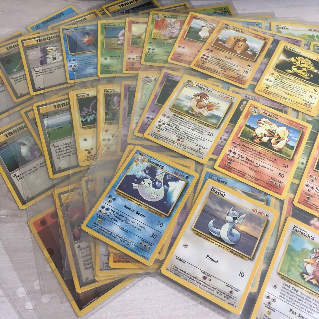 pokemon complete base set, Hobbies & Toys, Toys & Games on Carousell
