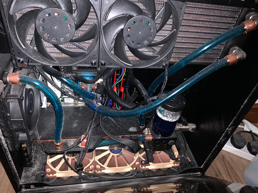 Premium custom water cooled gaming PC. EK water blocks/radiators/fans ...
