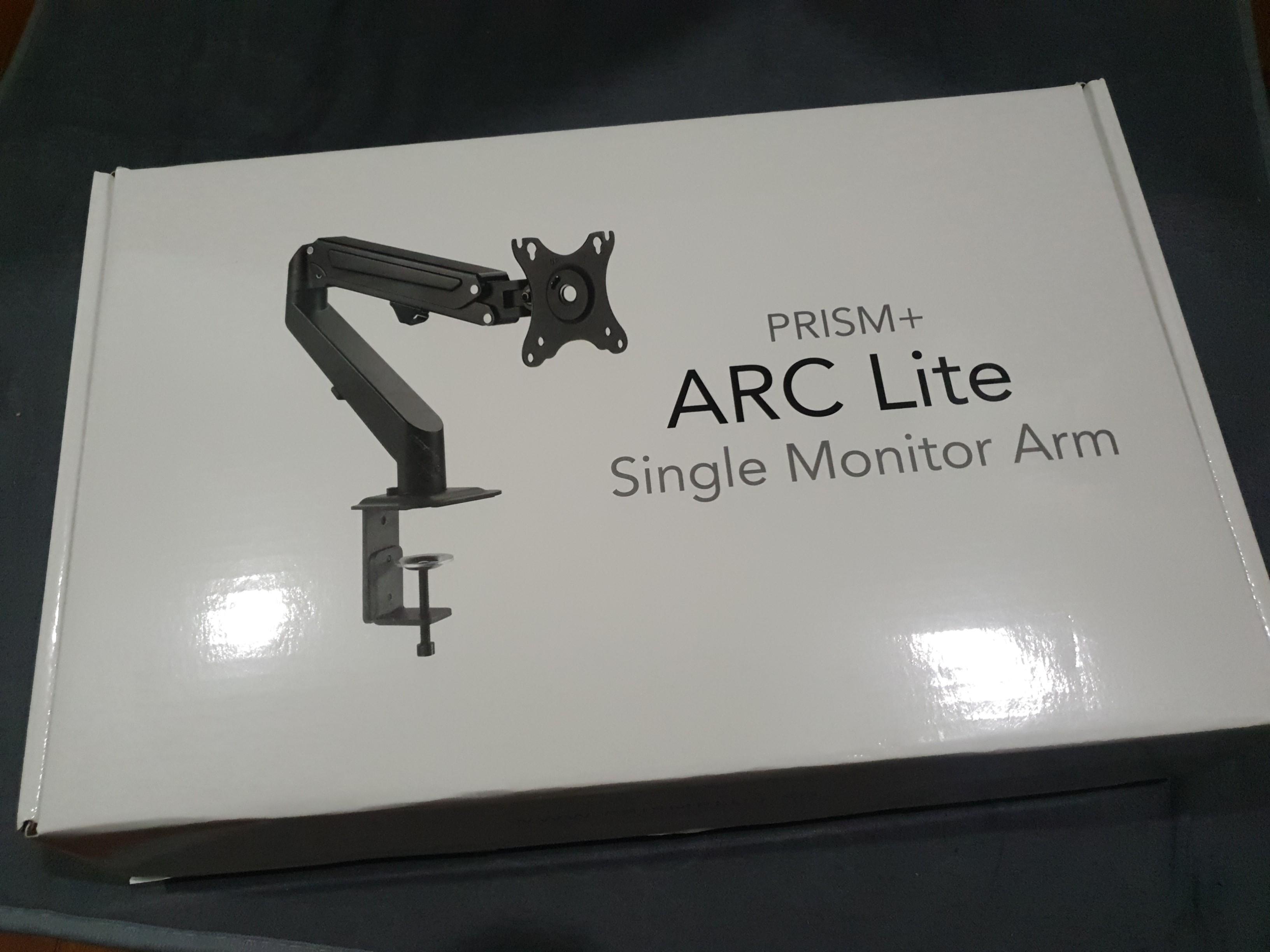 Prism+ Arc Lite Single Monitor Arm, Computers & Tech, Parts & Accessories, Monitor Screens on ...