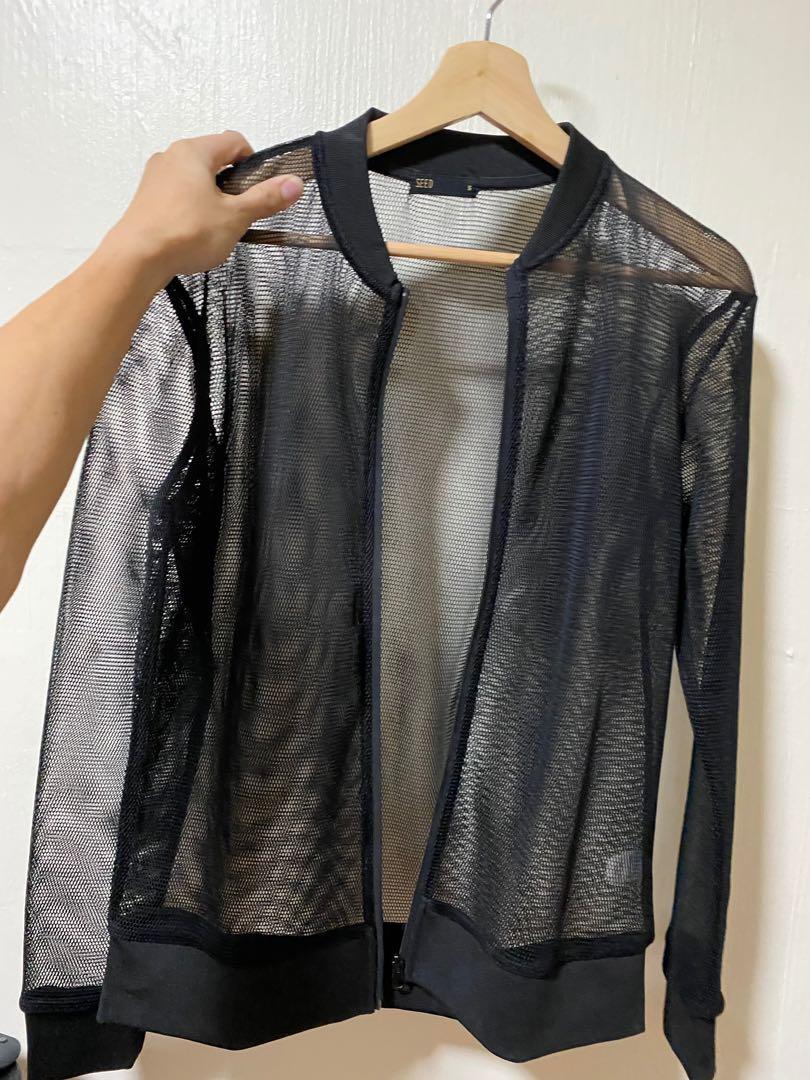See-Thru Jacket, Men's Fashion, Coats, Jackets and Outerwear on Carousell