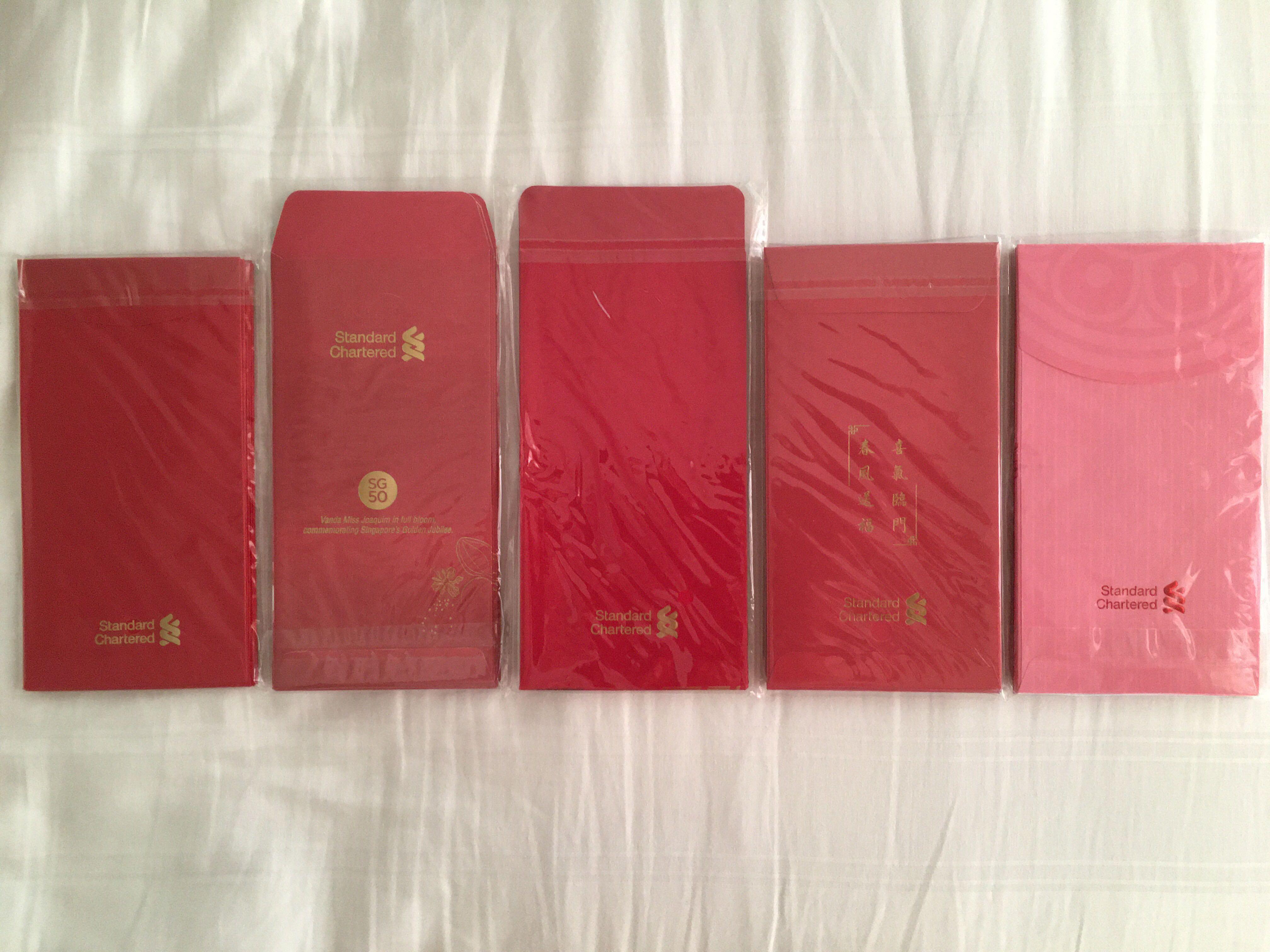 Standard Chartered Red Packets, Hobbies & Toys, Stationery & Craft ...