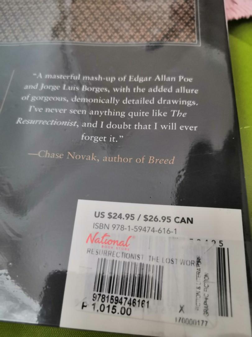 THE RESURRECTIONIST The Lost Work of Dr Spencer Black by EB Hudspeth ...