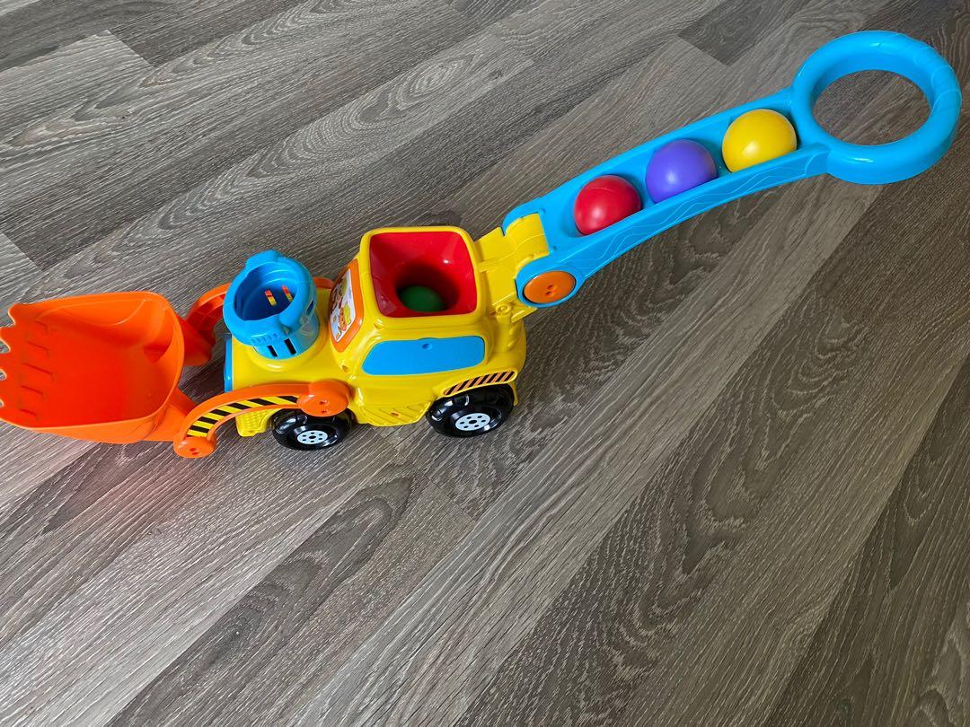 VTech Pop-a-Balls Push & Pop Bulldozer, Hobbies & Toys, Toys & Games on ...