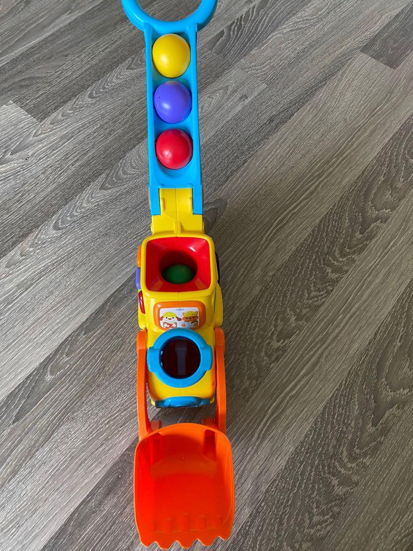 VTech Pop-a-Balls Push & Pop Bulldozer, Hobbies & Toys, Toys & Games on ...