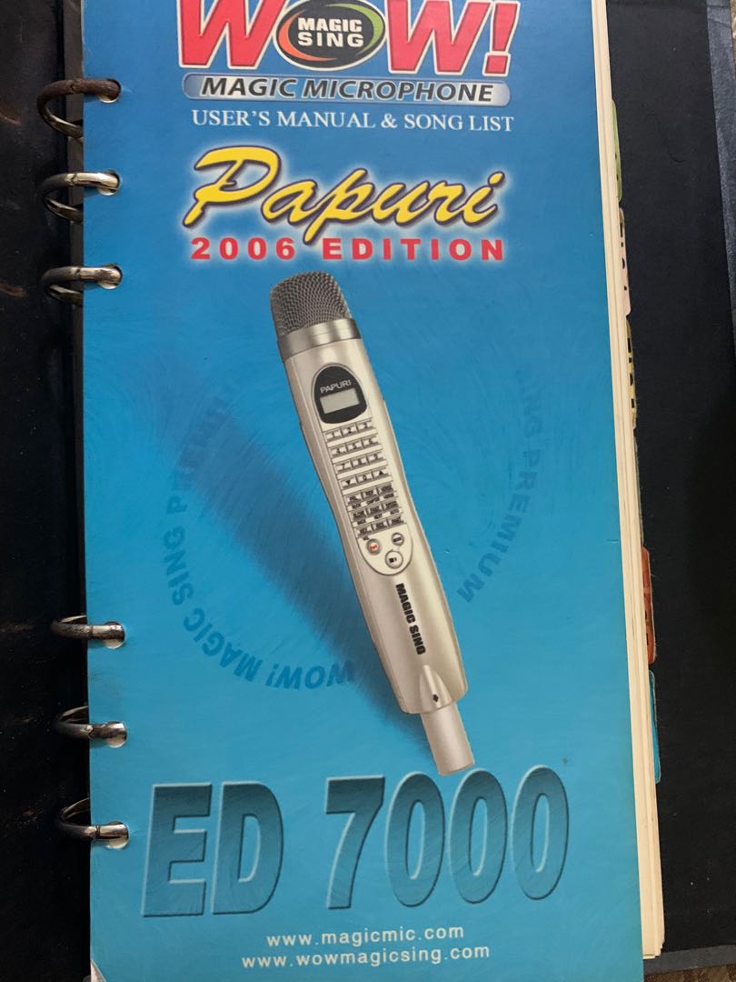 WOW! Magic Sing “Papuri or Praise” ED7000 (With Built-in Bible), Audio ...