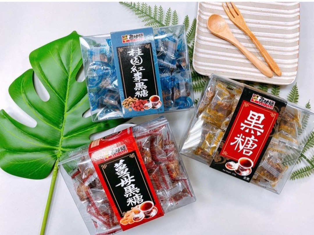 [台灣尋味錄] Taiwan Brown Sugar Ginger Tea Cubes & Red Dates Longan Brown ...