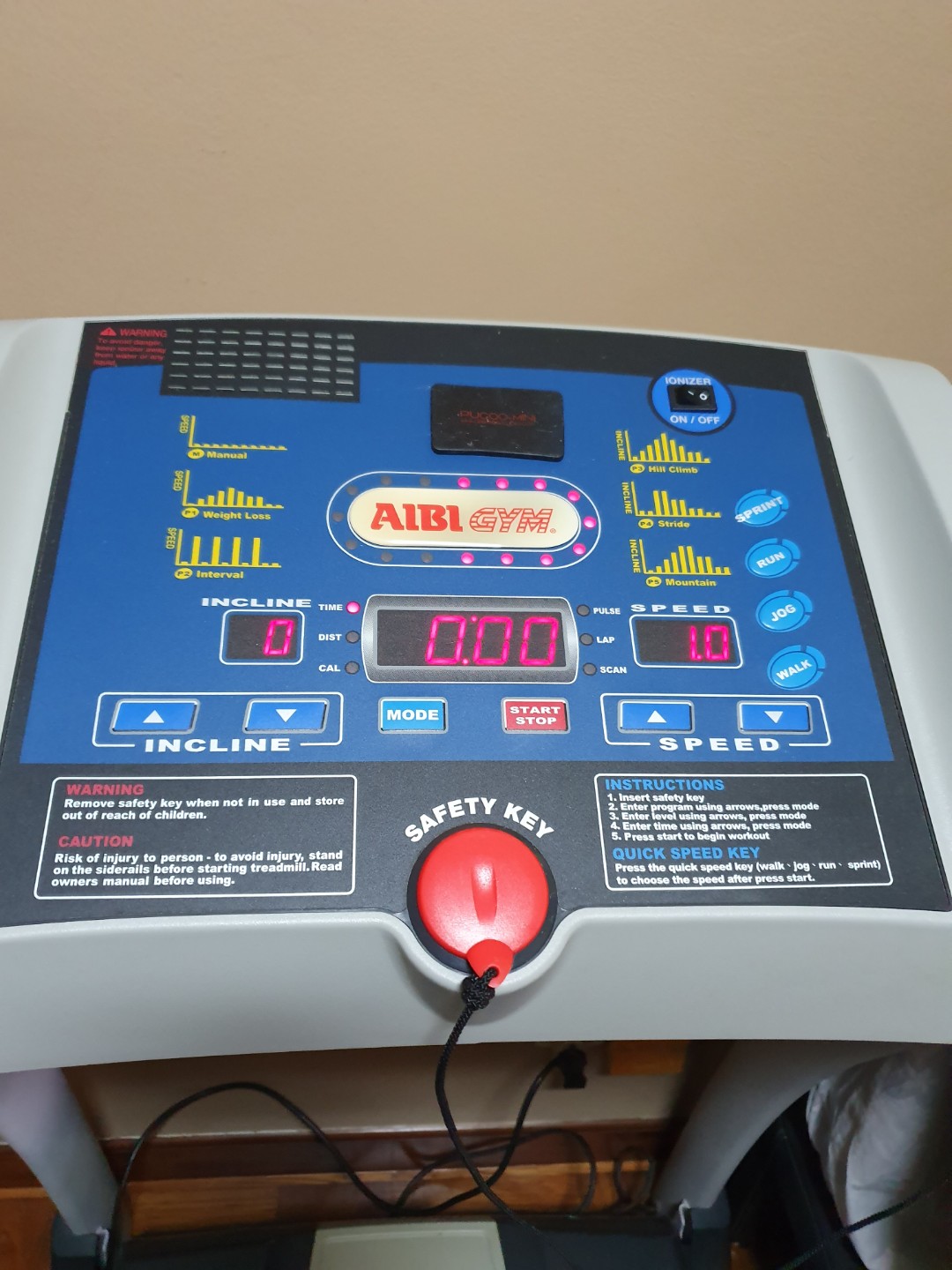 AIBI GYM ION TREADMILL, Sports Equipment, Exercise & Fitness, Cardio ...