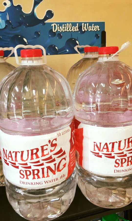 Alkaline water ph9 Natures Spring 10 Liters, Food & Drinks, Fresh ...