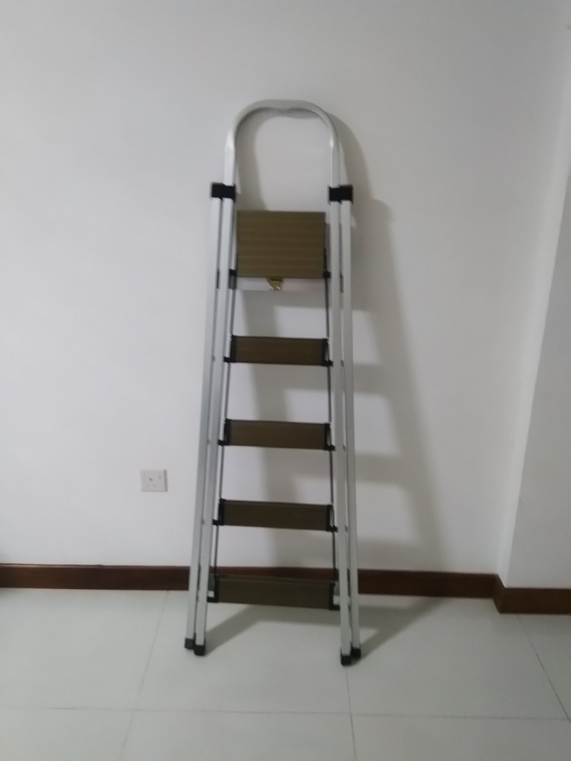 Aluminium Ladder,folderable, Furniture & Home Living, Furniture, Other ...