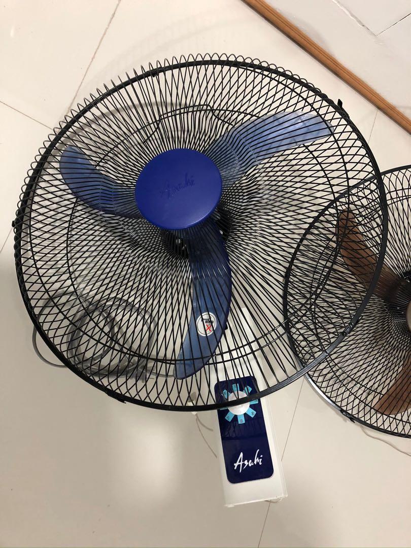 Asahi wall fan, Furniture & Home Living, Lighting & Fans, Fans on Carousell