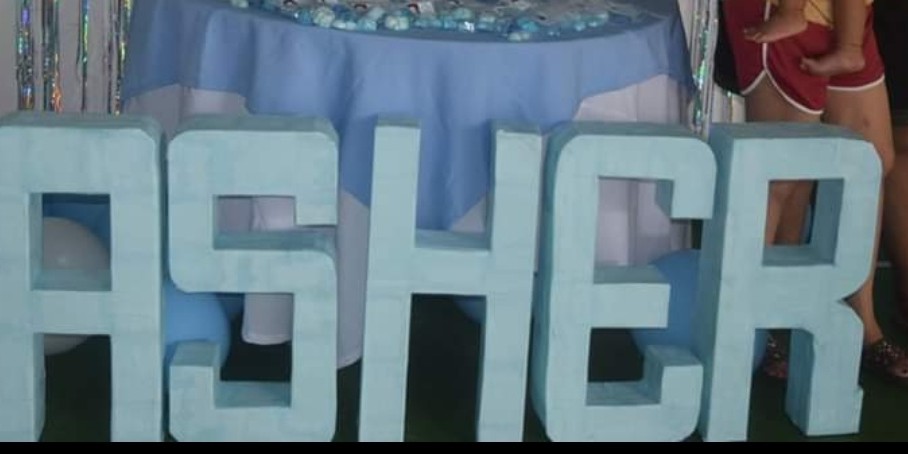 LETTER STANDEE ASHER, Hobbies & Toys, Stationary & Craft, Craft ...