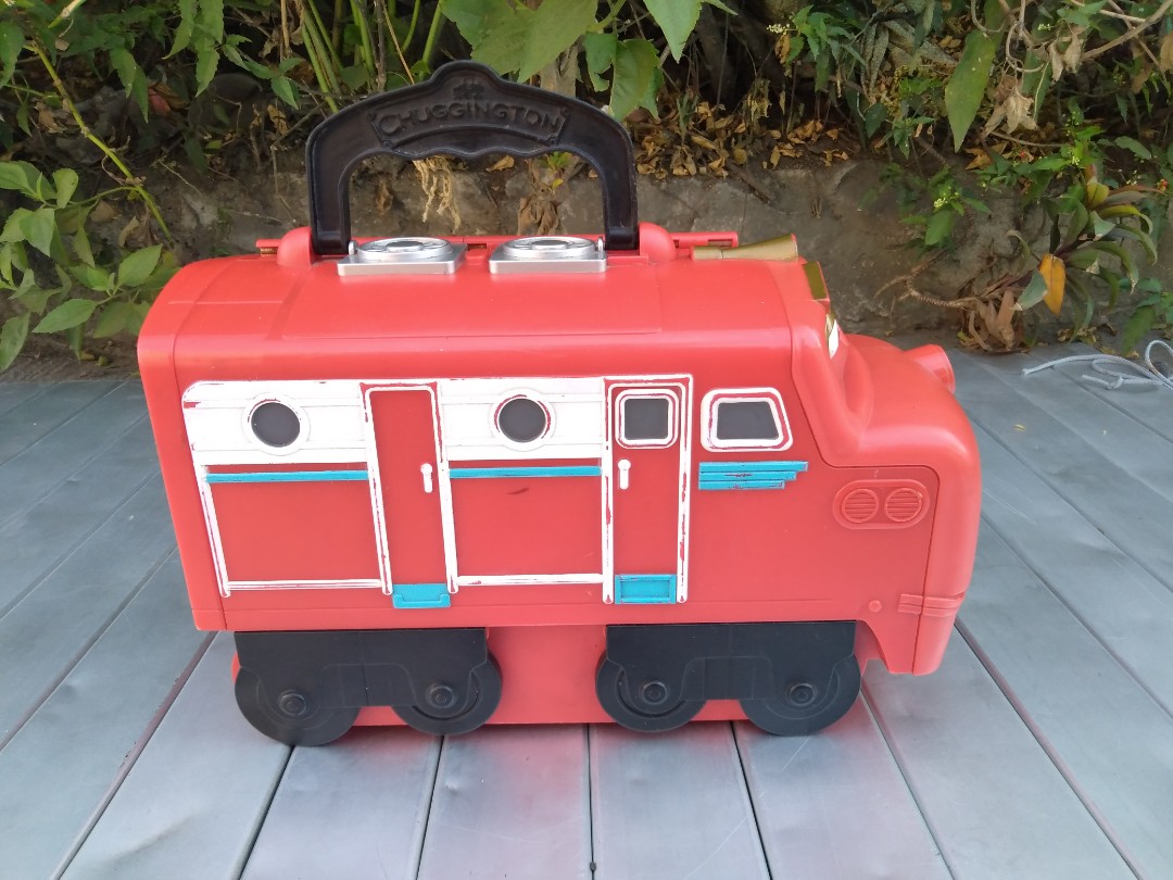 Toy Chuggington big Wilson carrying case collection train Diecast car ...