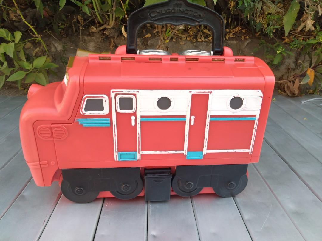 Toy Chuggington big Wilson carrying case collection train Diecast car ...