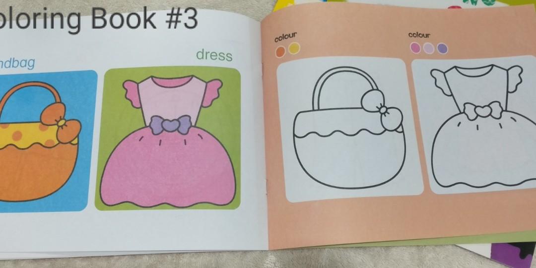 Coloring Book Level 1 2 3, Hobbies & Toys, Books & Magazines, Children ...