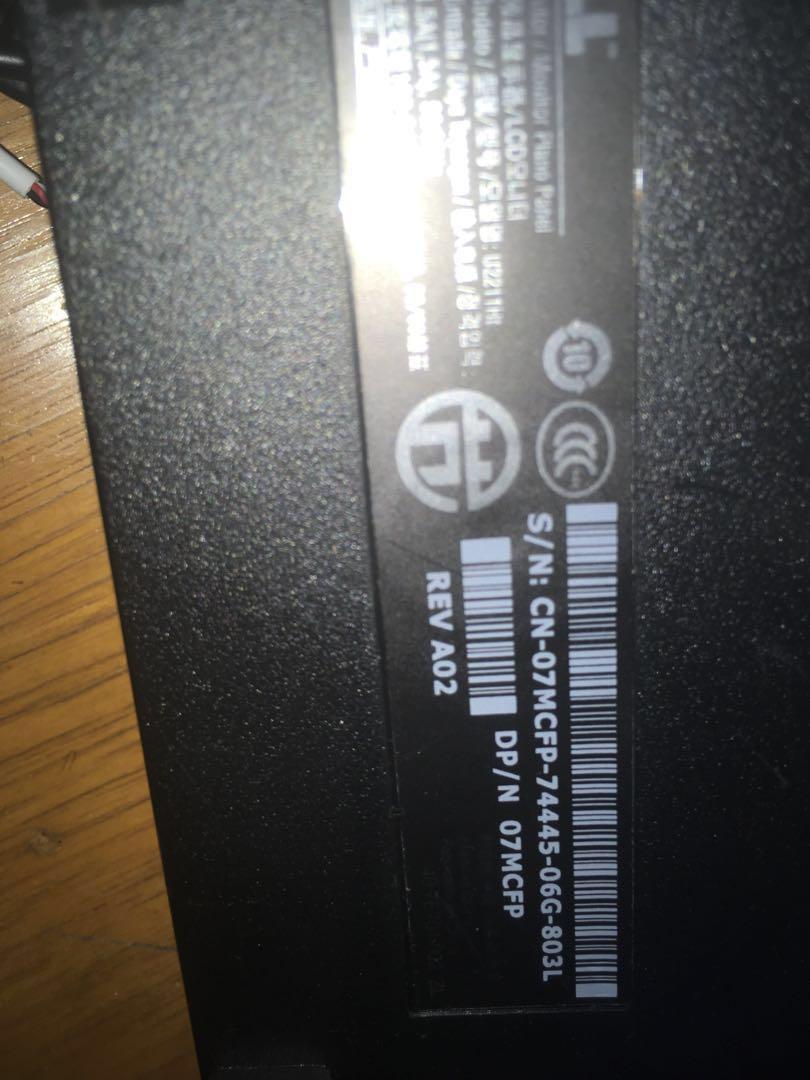 Dell Monitor REV A02 - DP/N 07 MCFP, Computers & Tech, Parts ...