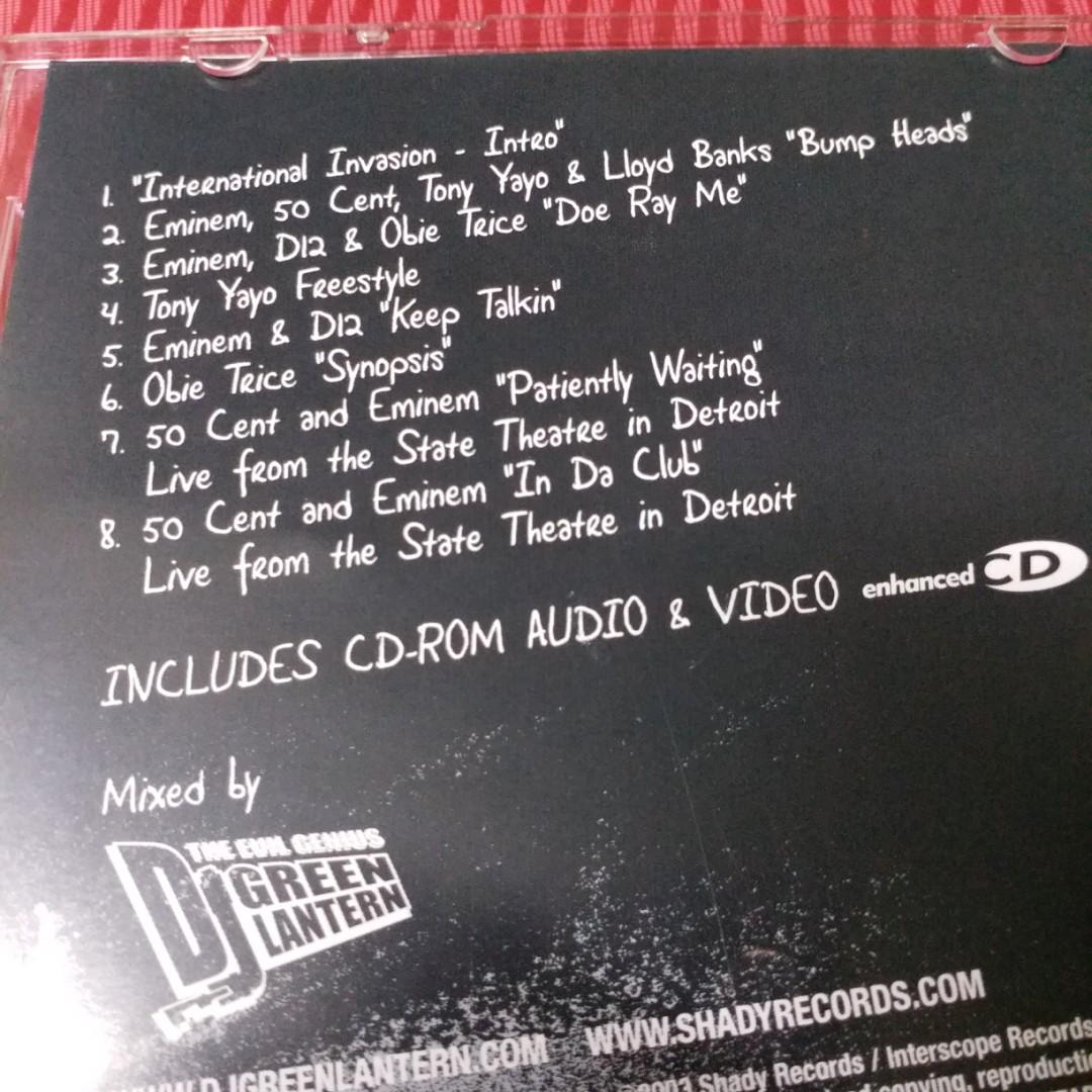 EMINEM Shady Records 2003 Mixtape PROMO CD 港版 with 50 CENT D12, 興趣及遊戲 ...