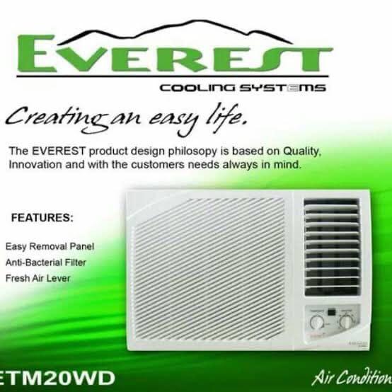 Everest Window Type Aircon, TV & Home Appliances, Air Conditioning and ...