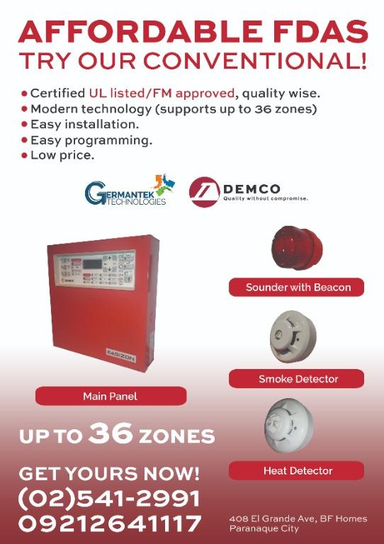 FDAS (FIRE DETECTION AND ALARM SYSTEM), Furniture & Home Living ...