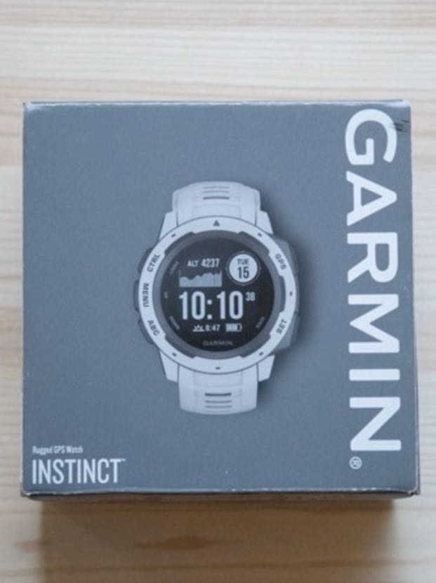 Garmin instinct white (繁體版) 超新二手, 手提電話, 智能穿戴裝置及智能手錶 - Carousell