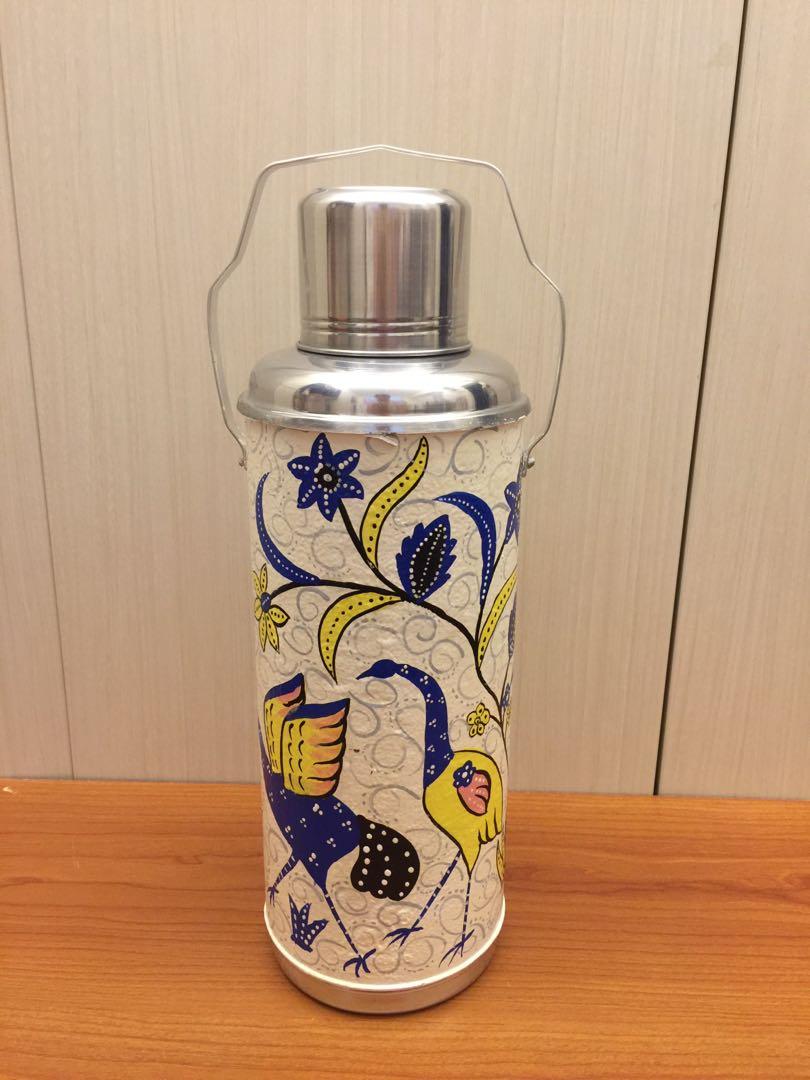 Hand painted Batik Thermos Flask, Furniture & Home Living, Home Decor ...