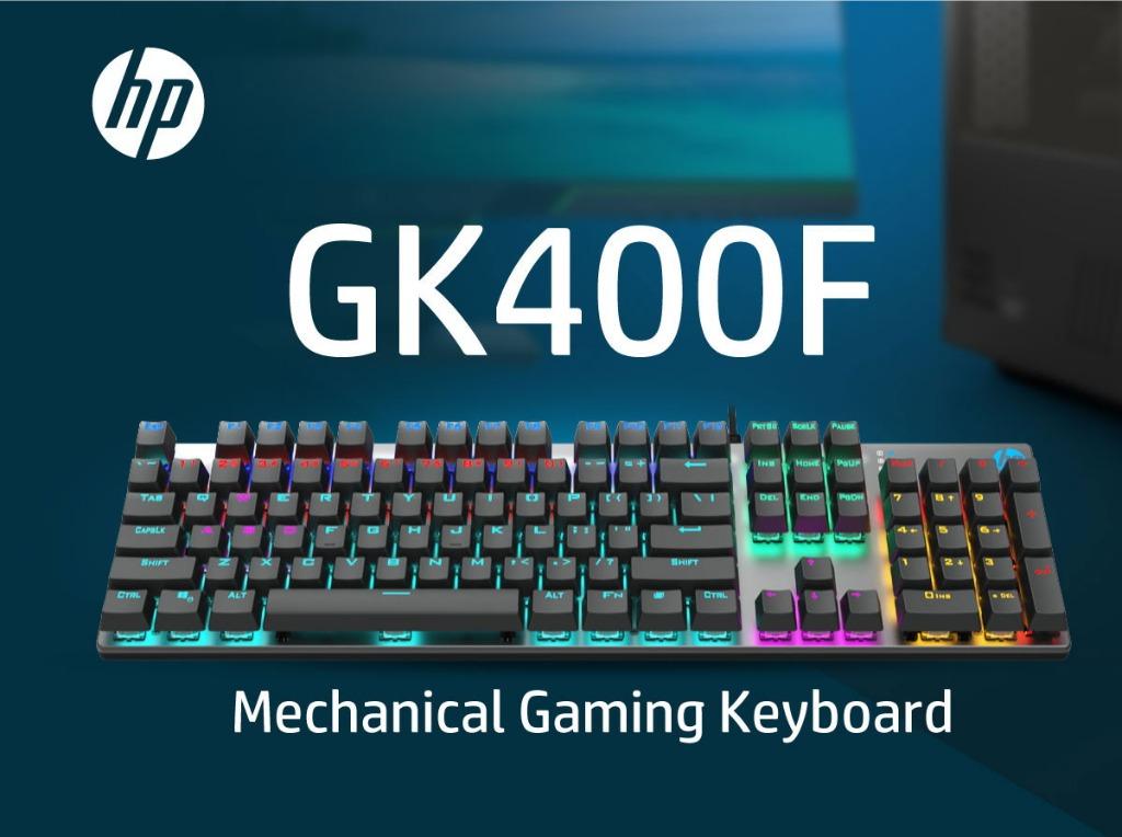 HP Wired keyboard GK400F)青軸 (香港行貨), 電腦＆科技, 電腦周邊及配件, 電腦鍵盤及相關產品 - Carousell