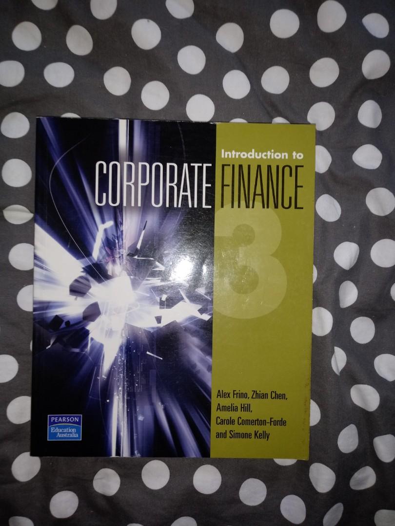 Introduction to Corporate Finance Alex Frino Zhian Chen Amelia Hill ...