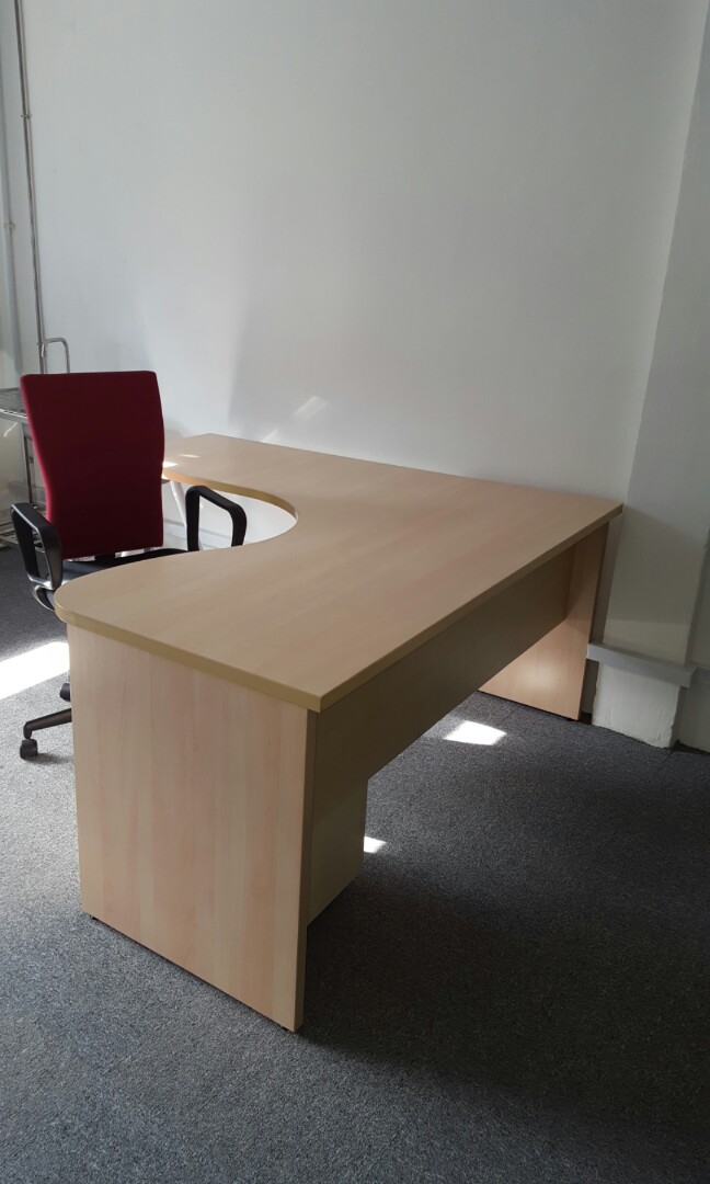 L Table for office/study from $80, Furniture & Home Living, Furniture ...