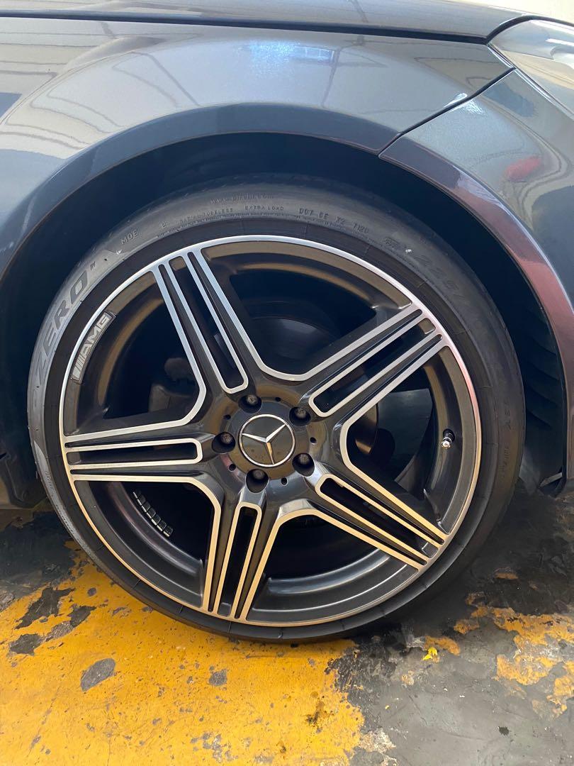 Mercedes AMG REPLICA rim 19”, Car Accessories, Tyres & Rims on Carousell