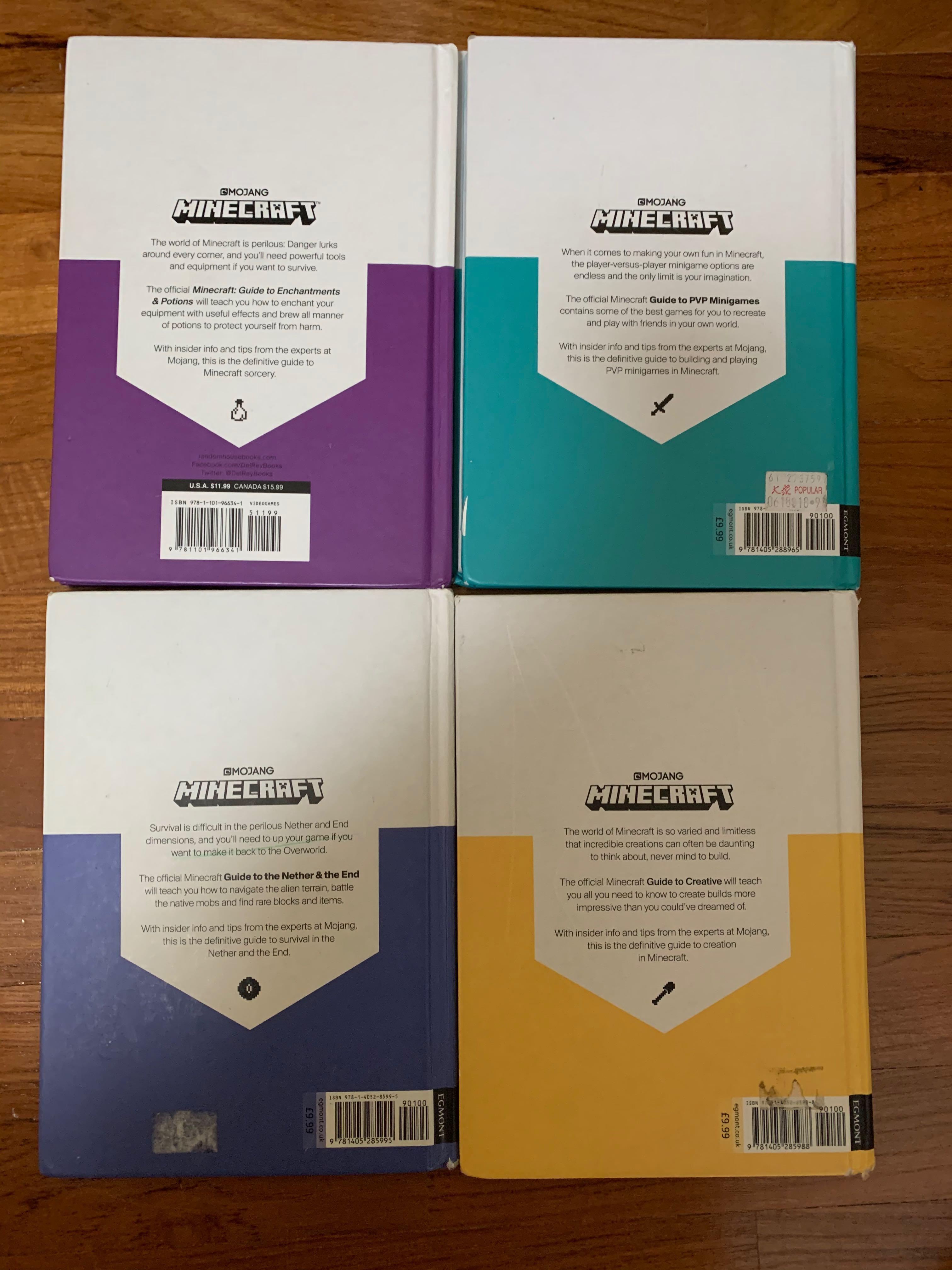 Minecraft Mojang Official Guidebooks, Hobbies & Toys, Books & Magazines ...
