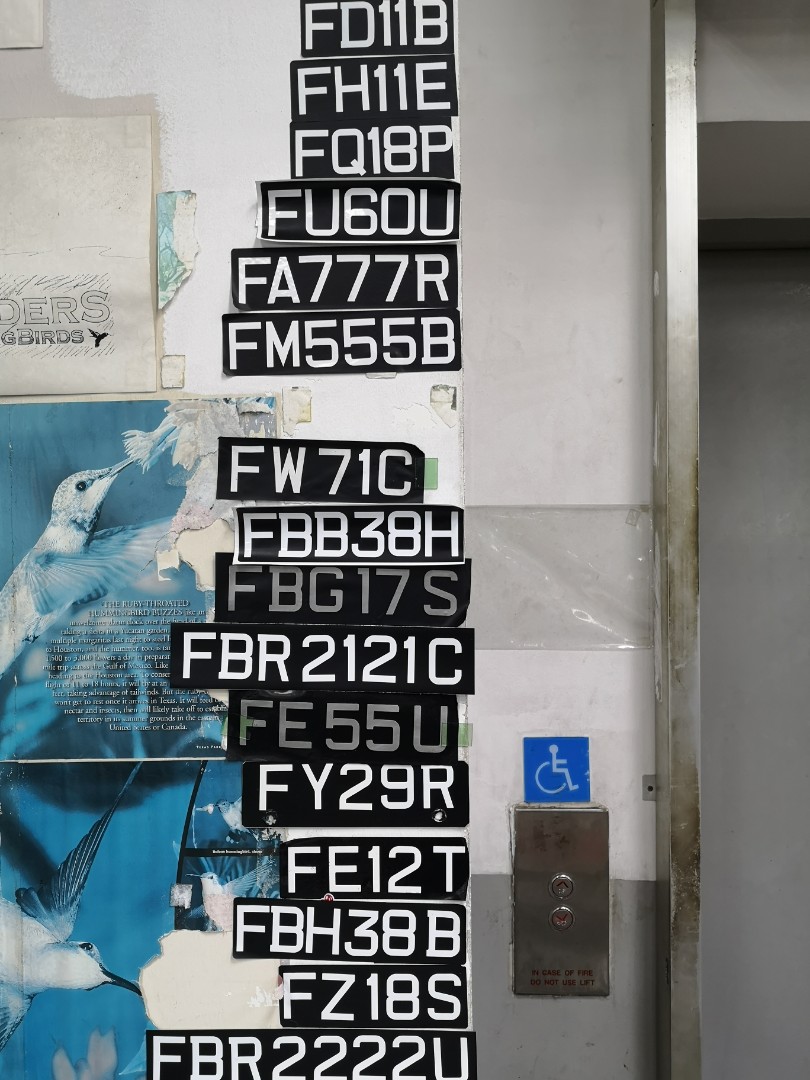 Motorcycle New Bidded Number Plate, Everything Else on Carousell