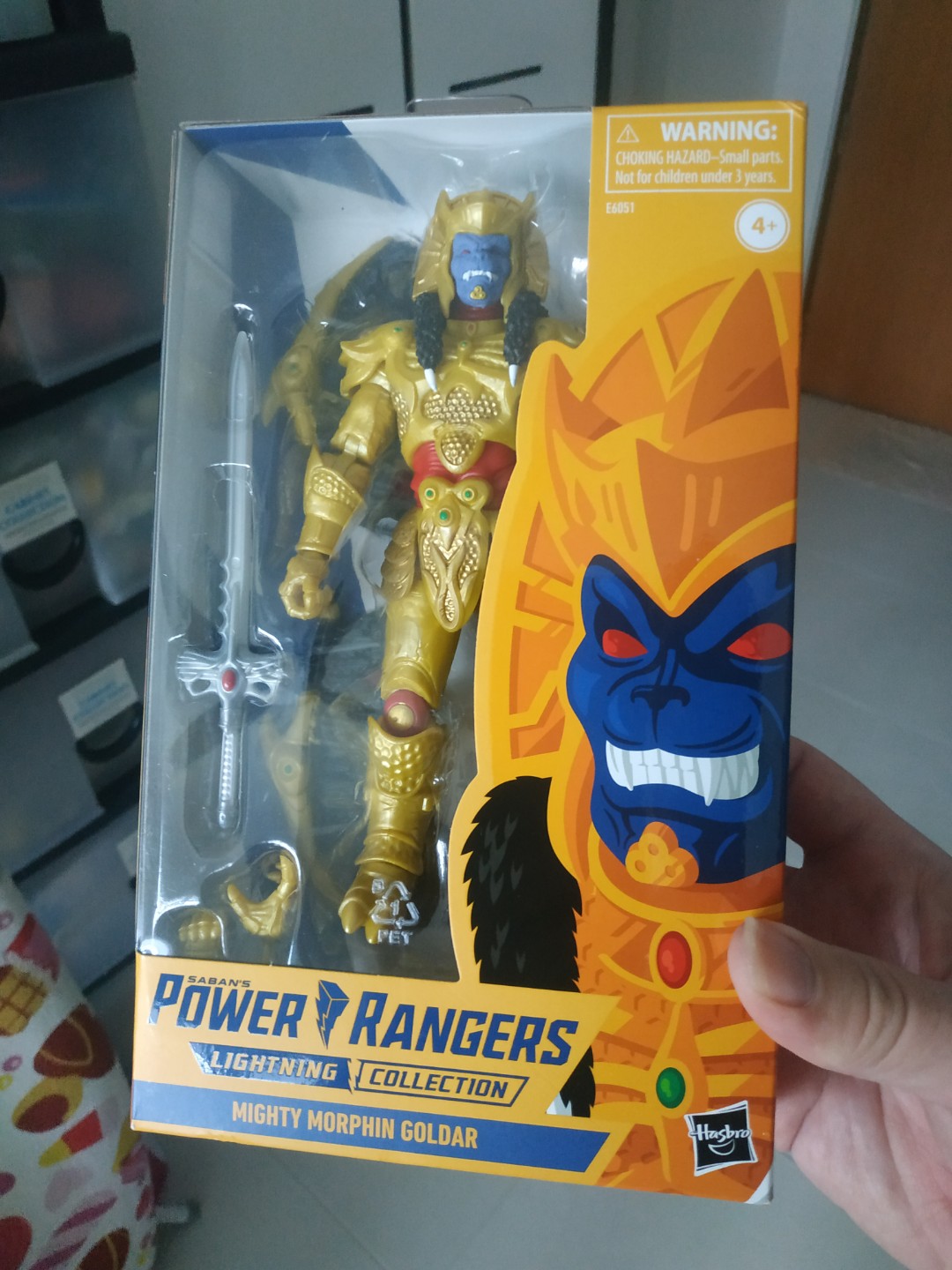 Power rangers lightning Goldar, Toys & Games, Others on Carousell