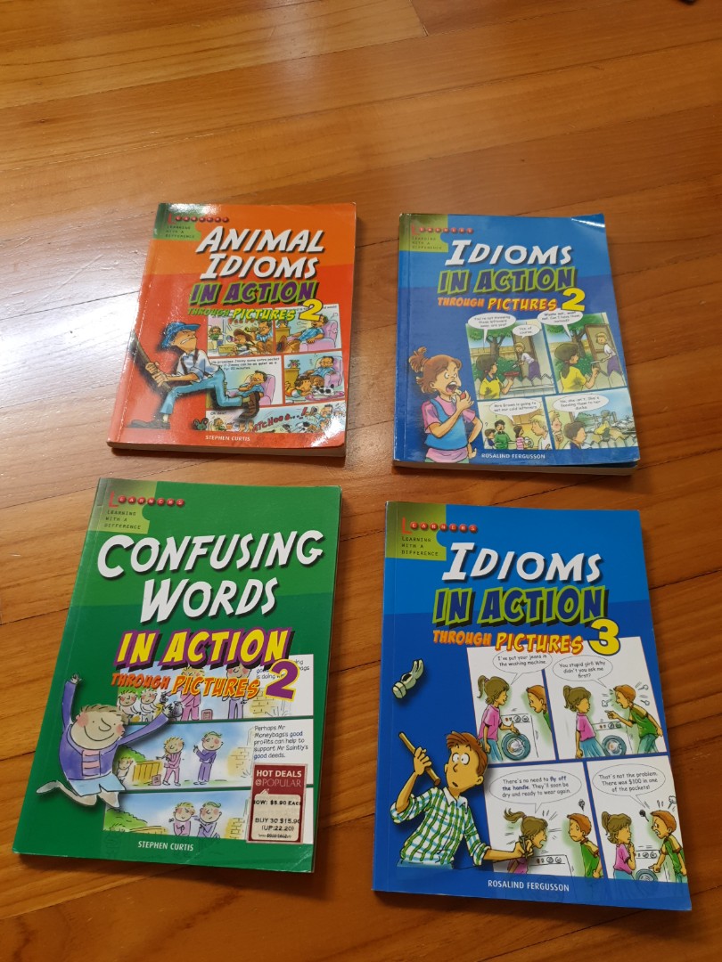 Set of 4 Idioms Books, Hobbies & Toys, Books & Magazines, Fiction & Non ...