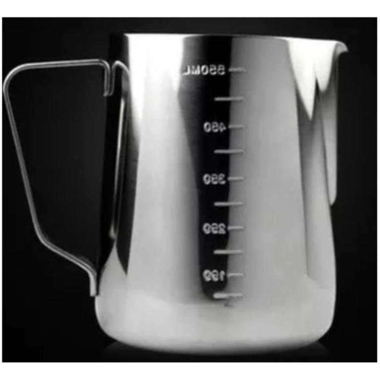Stainless Steel Milk Pitcher w Measuring Scale, Furniture & Home Living ...
