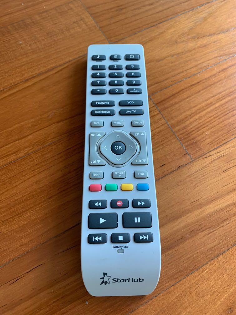 StarHub remote control, TV & Home Appliances, TV & Entertainment, TV ...