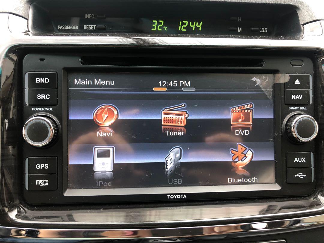 Stock Head Unit (AVT) from Fortuner ‘14 1st gen, Car Parts ...