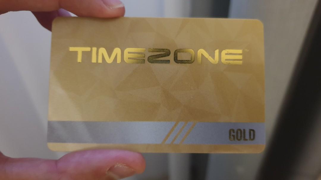 Timezone gold card, Hobbies & Toys, Toys & Games on Carousell