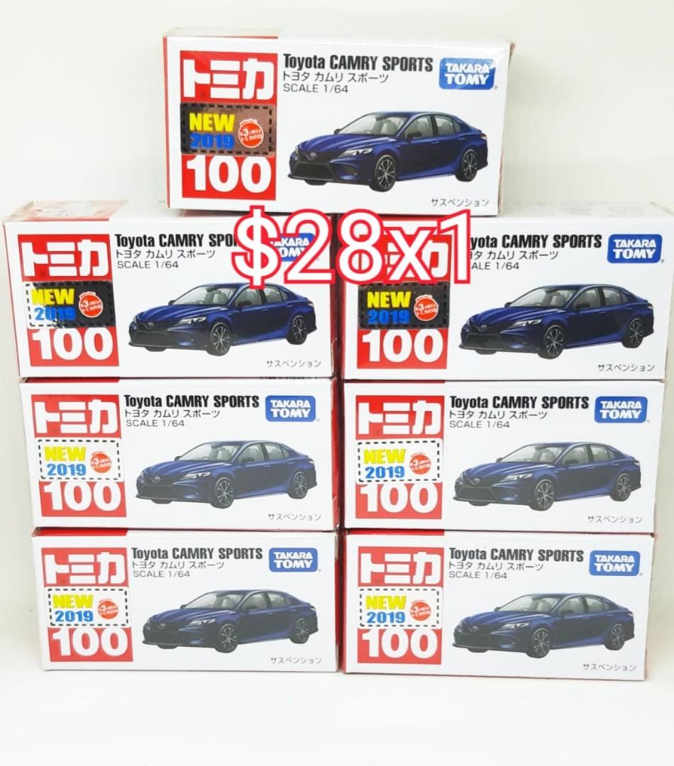 TOMICA NO 100 Toyota CAMRY SPORTS, 興趣及遊戲, 玩具 & 遊戲類 - Carousell
