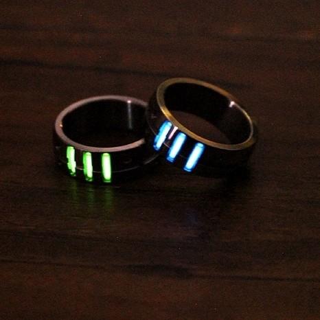 Tritium Glow In Dark Titanium Ring, Men's Fashion, Watches ...