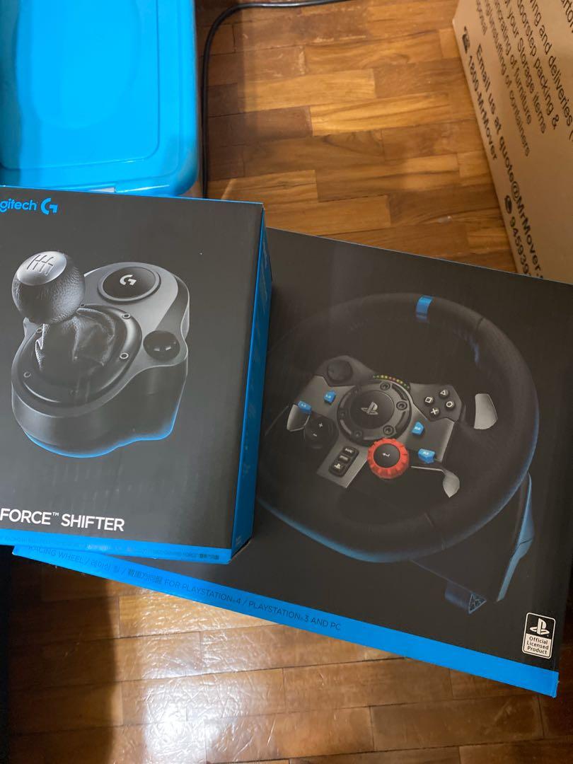 Used Logitech G29 + Shifter, Video Gaming, Gaming Accessories ...