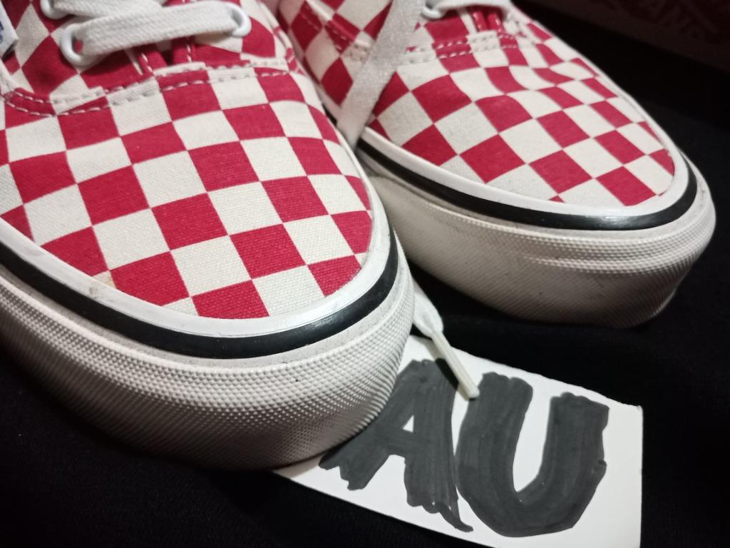 Vans Authentic 44DX Anaheim OG Red (Checkered), Men's Fashion, Footwear ...