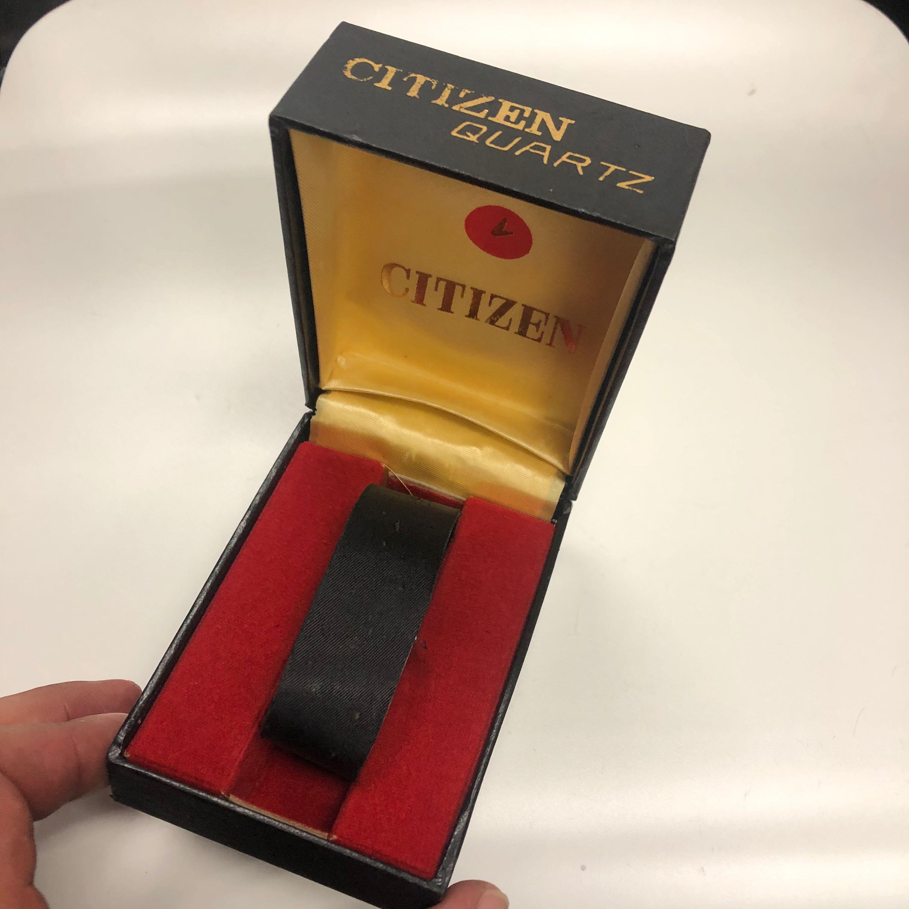 Vintage citizen watch box, Hobbies & Toys, Memorabilia & Collectibles ...
