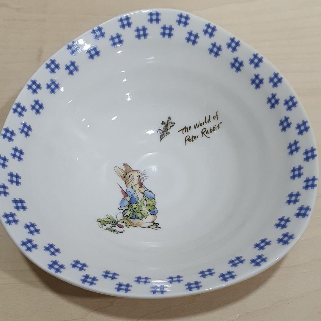 Vintage Peter Rabbit Shell shape ceramics bowl, Furniture & Home Living ...
