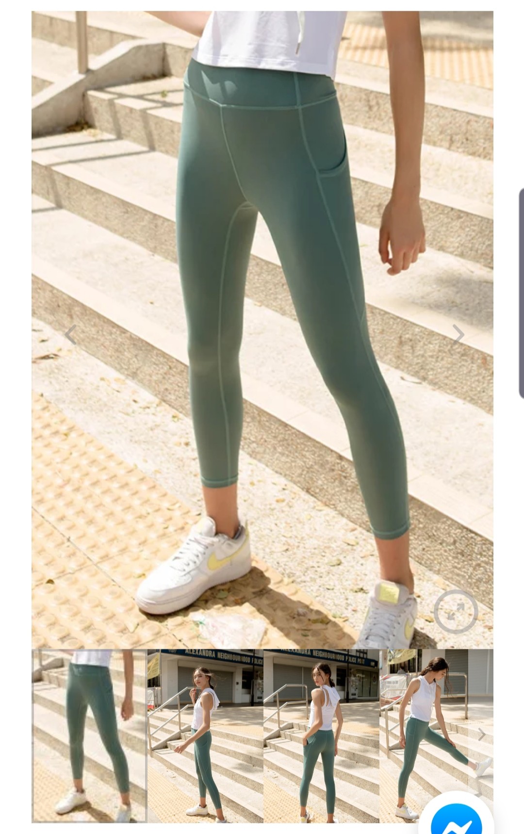 Vivre Outrun High Rise Performance Crop XXS, Women's Fashion ...