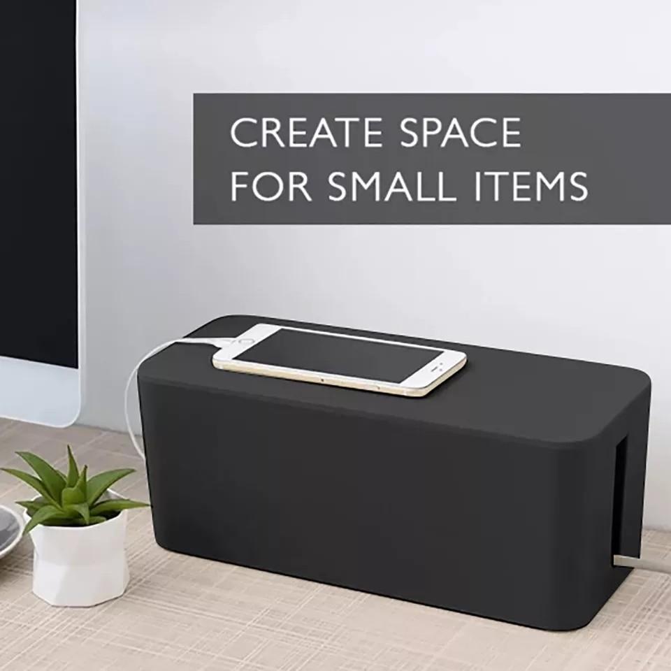 Wifi Router Box Wood Plastic Cable Storage Box Case Socket Organizer ...