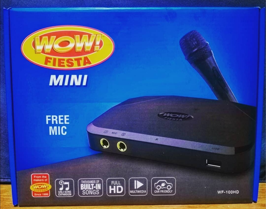 WOW Fiesta Mini Karaoke, Audio, Other Audio Equipment on Carousell