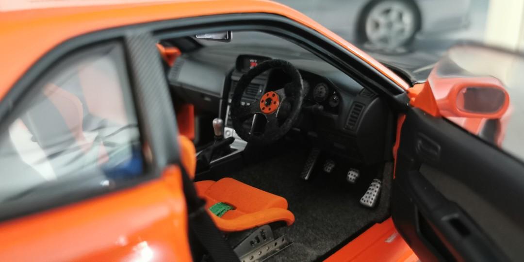 1/18 Custom Autoart Nissan R34 GT-R S-Tune Plain Body Ver Wif Black ...