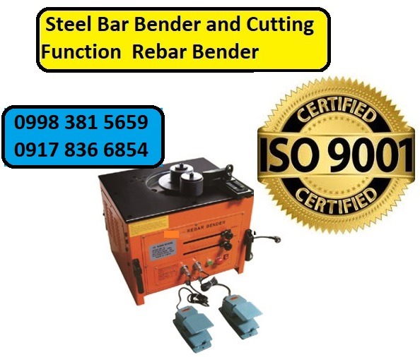 32MM Steel Bar Bender / Rebar Bender with clutch and sensor two angle ...